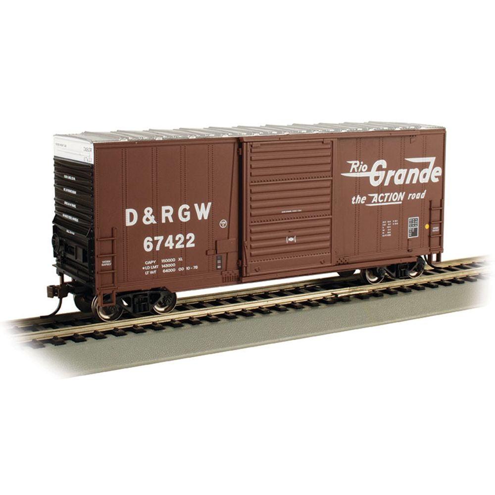 Bachmann Europe plc - Hi-Cube Box Car with Sliding Door - Rio Grande ...