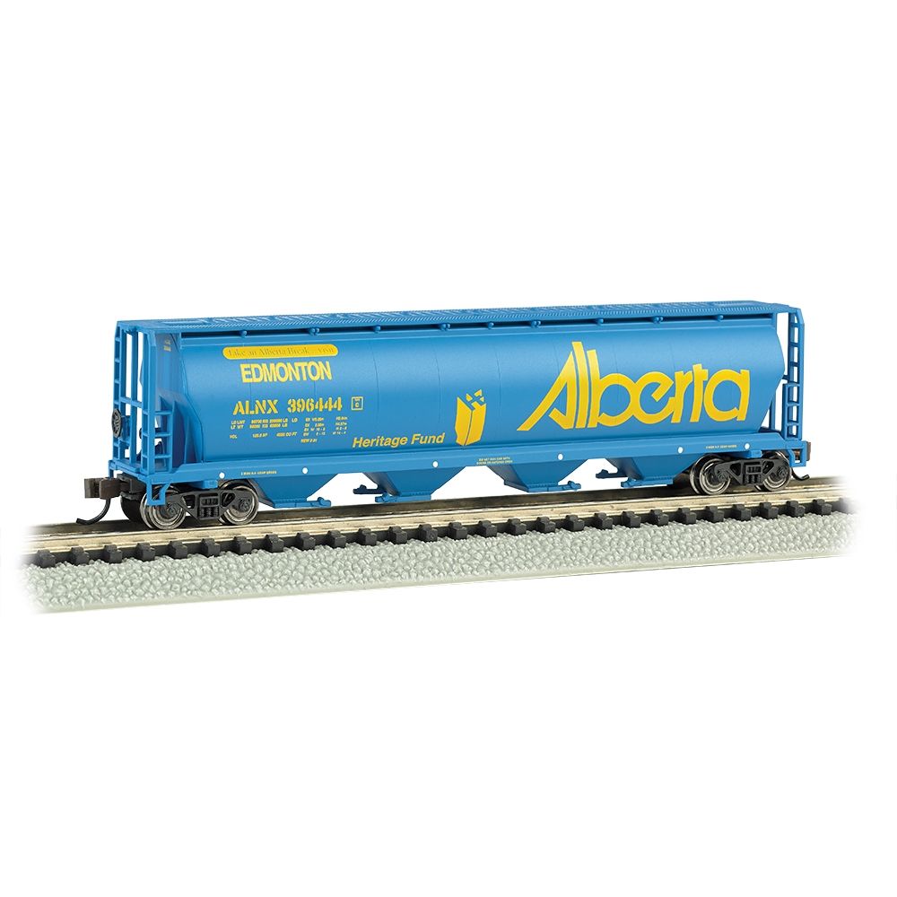 Bachmann Europe plc - Canadian 4-Bay Cylindrical Grain Hopper - Alberta