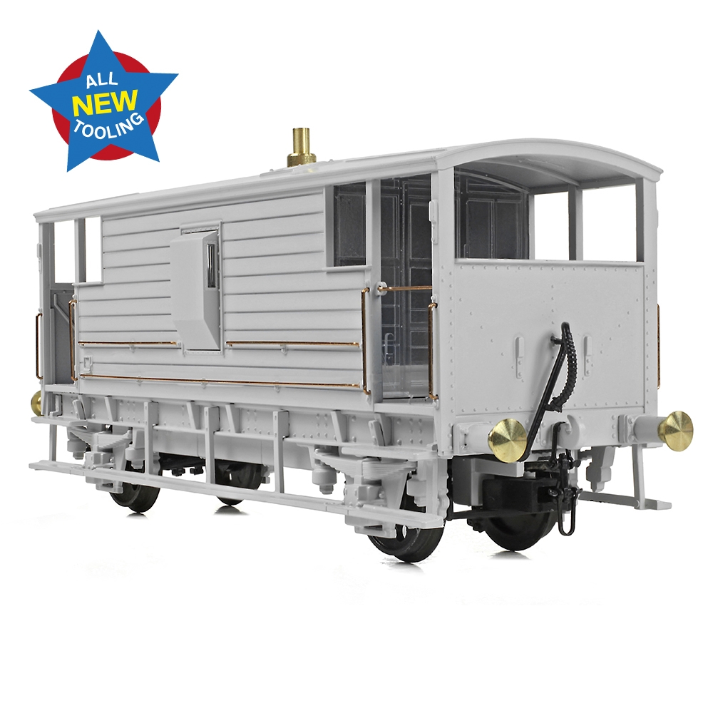 Bachmann Europe plc - LMS 20T Brake Van LMS (L M S) Grey