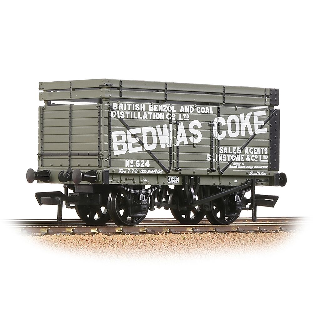 Bachmann Europe plc - 8 Plank Wagon Coke Rails 'Bedwas' Grey