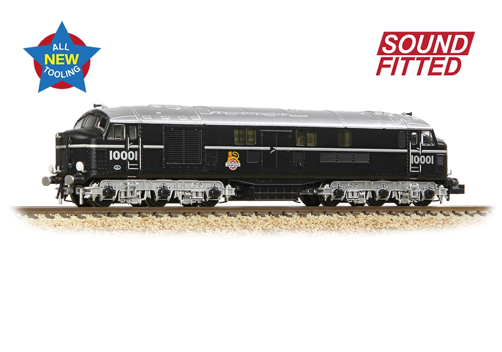 Bachmann Europe plc - LMS 10001 BR Black (Early Emblem)