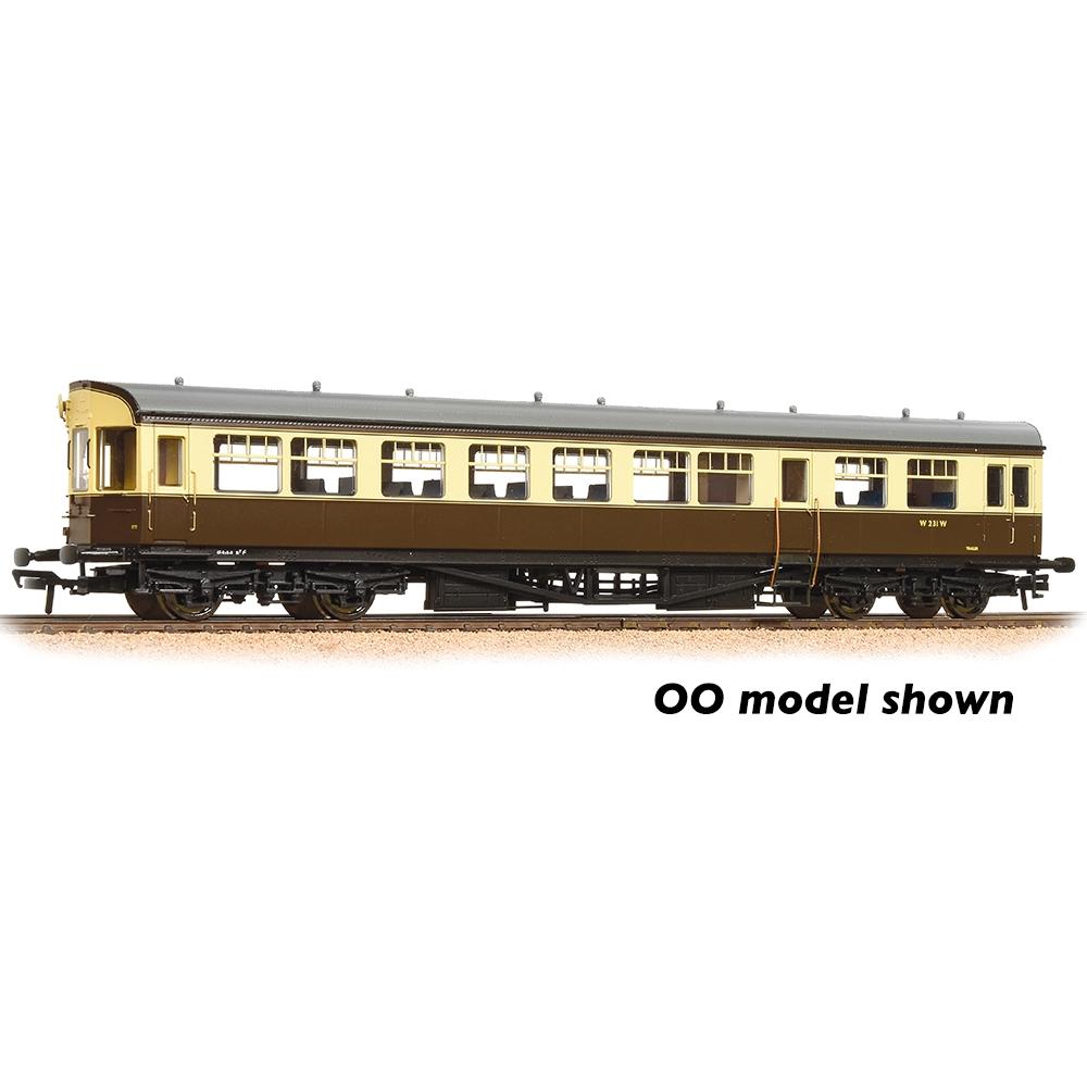 Bachmann Europe plc - GWR Hawksworth Auto-Trailer BR (WR) Chocolate & Cream