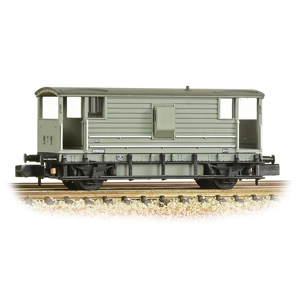 Bachmann Europe plc - LMS 20T Brake Van BR Grey (Early)