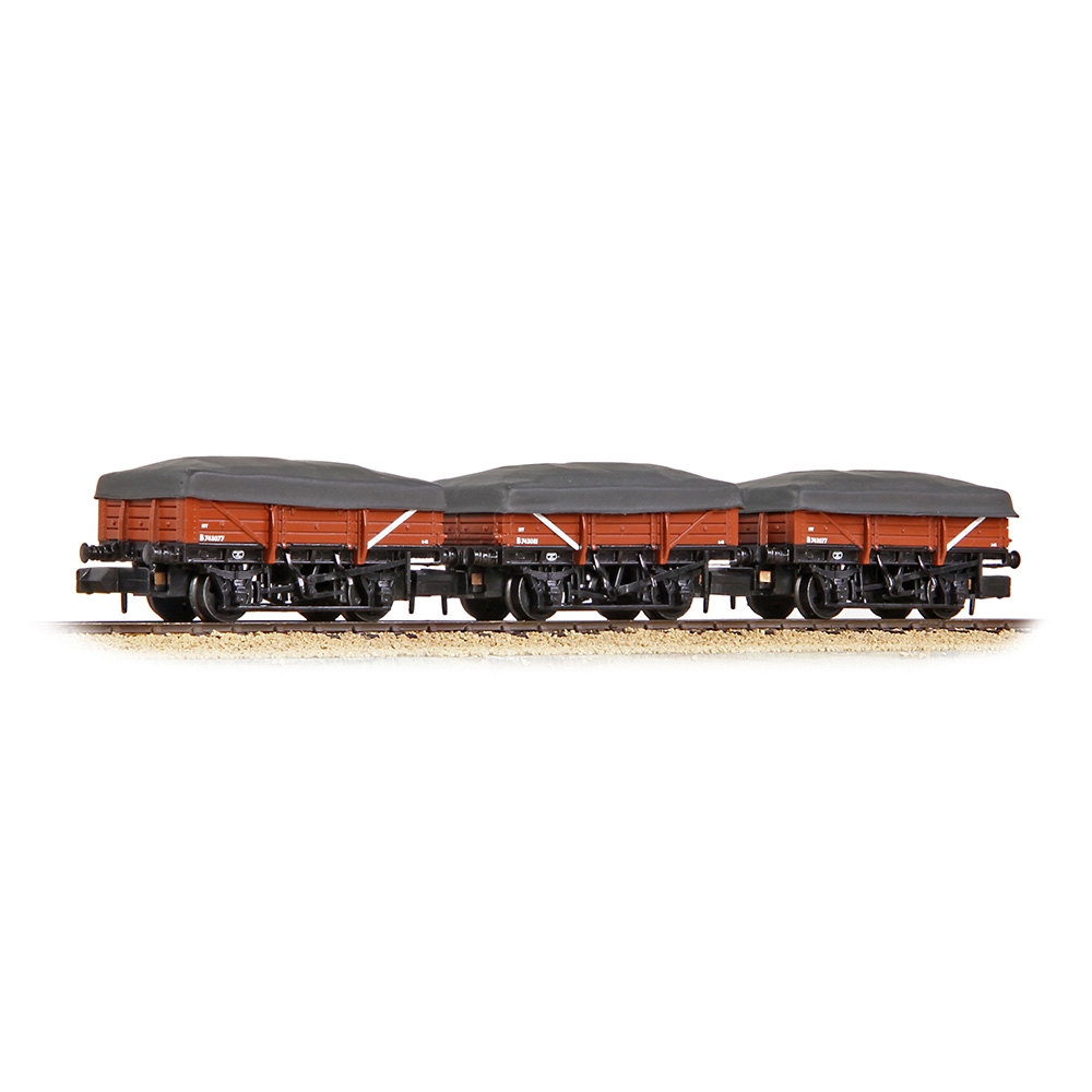 Bachmann Europe plc - 5 Plank China Clay 3-Wagon Pack BR Bauxite (Early ...