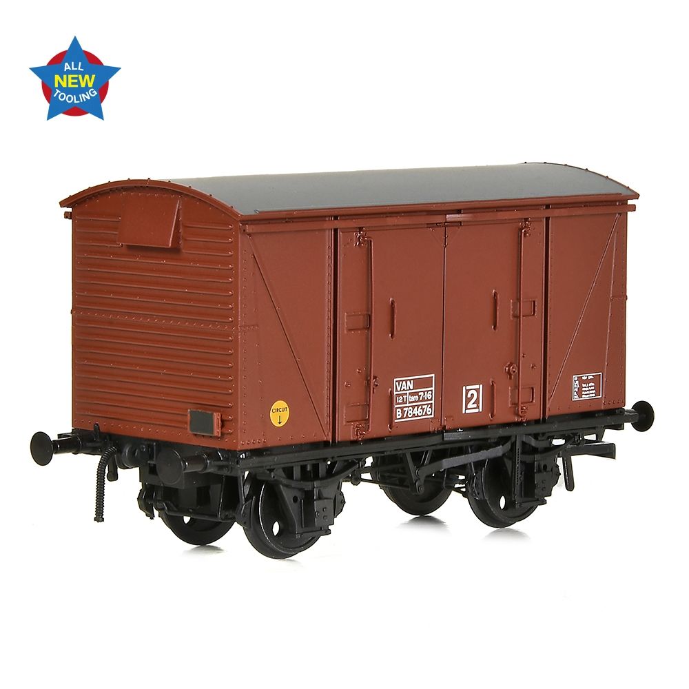 Bachmann Europe plc - BR 12T 'Vanwide' Ventilated Van BR Bauxite (Late ...