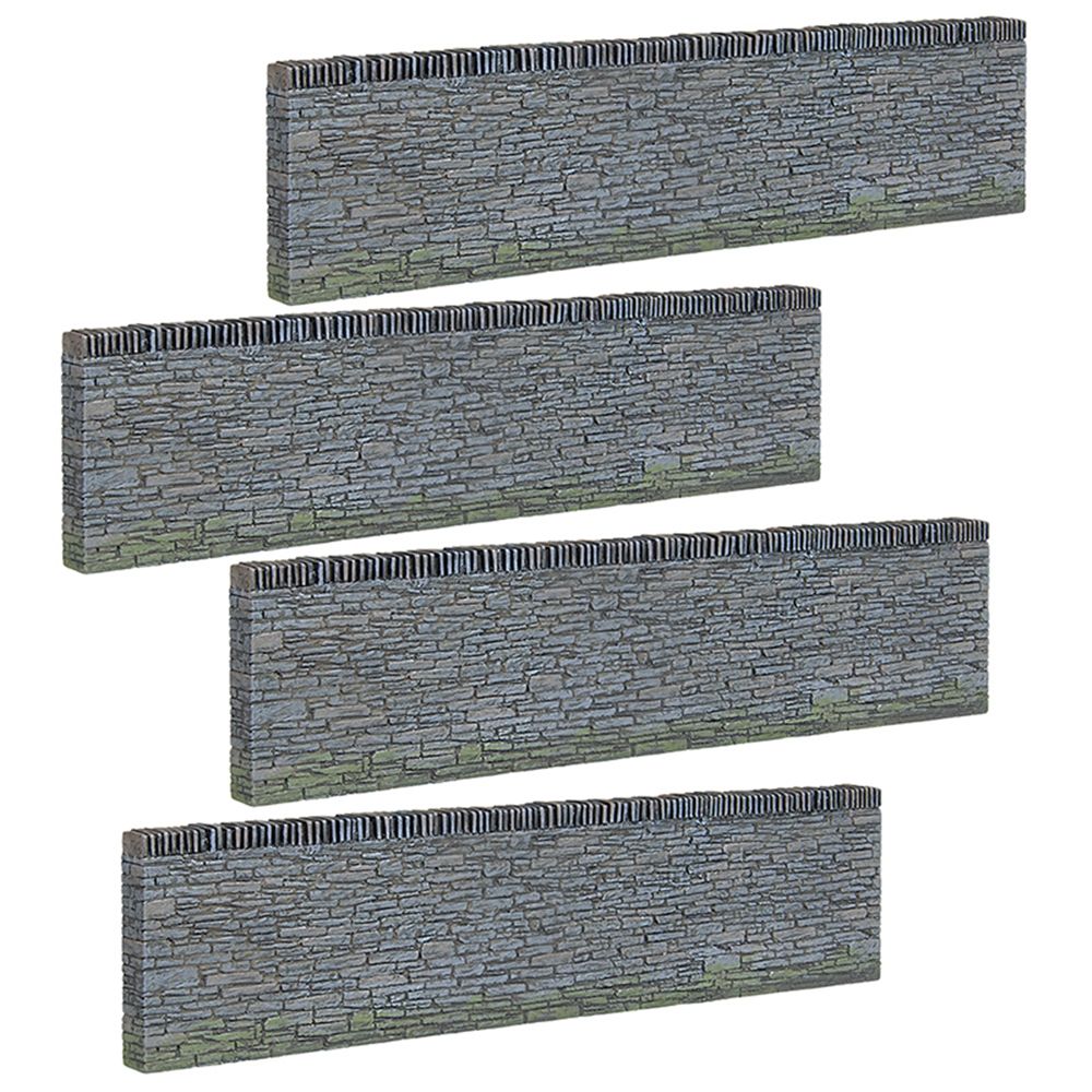 Bachmann Europe plc - Narrow Gauge Slate Retaining Walls (x4)