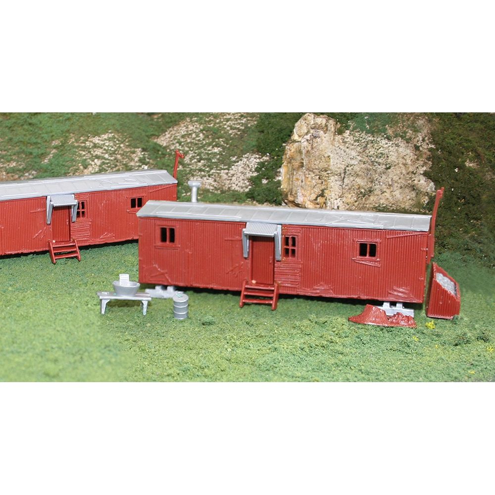 Fat-cattie 50 Pcs Semi-metallic Resin Bachmann Trains HO Scale Work ...