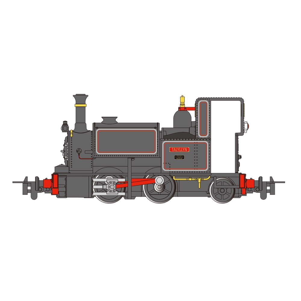 Bachmann Europe plc - Talyllyn Fletcher, Jennings & Co 0-4-2ST (Black)