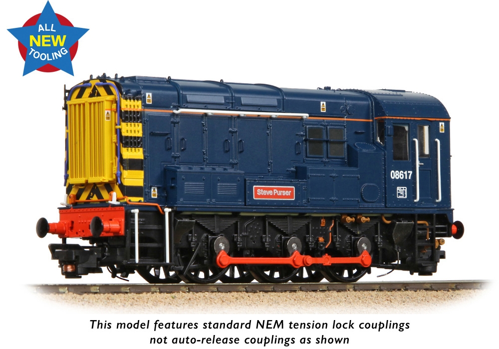 Bachmann Europe plc - Class 08 08617 'Steve Purser' BR Blue