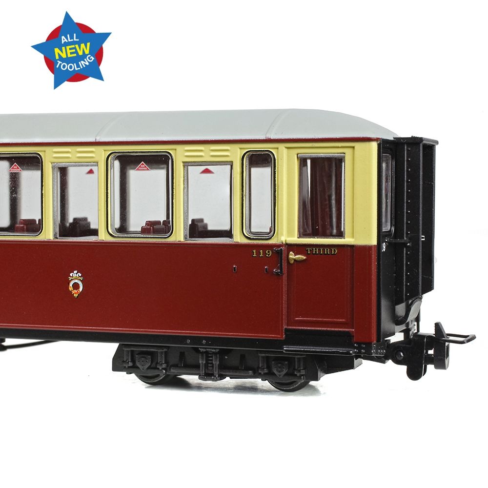Bachmann Europe plc - Ffestiniog Railway 'Tin Car' Saloon Third No. 119 ...