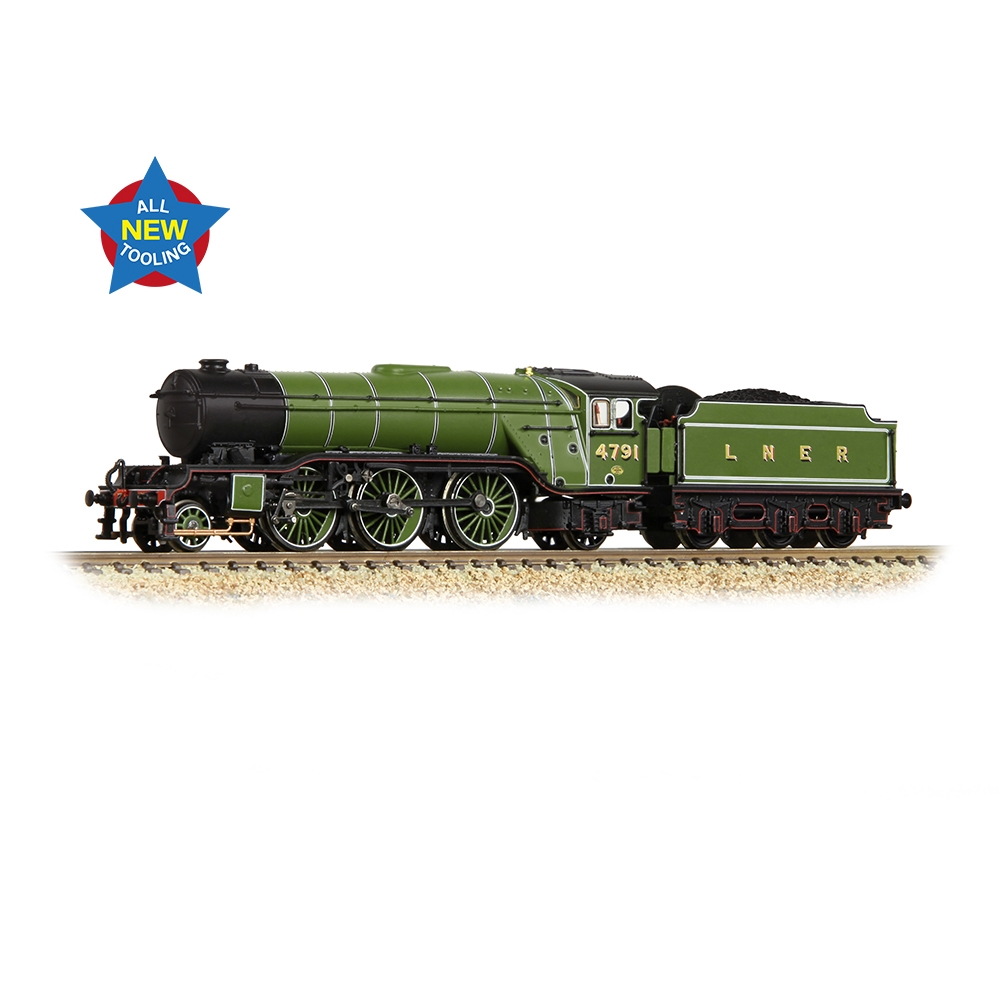 Bachmann Europe plc - LNER V2 4791 LNER Lined Green (Original)
