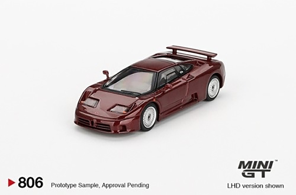 Bachmann Europe plc - Bugatti EB110 GT Dark Red Metallic (LHD)
