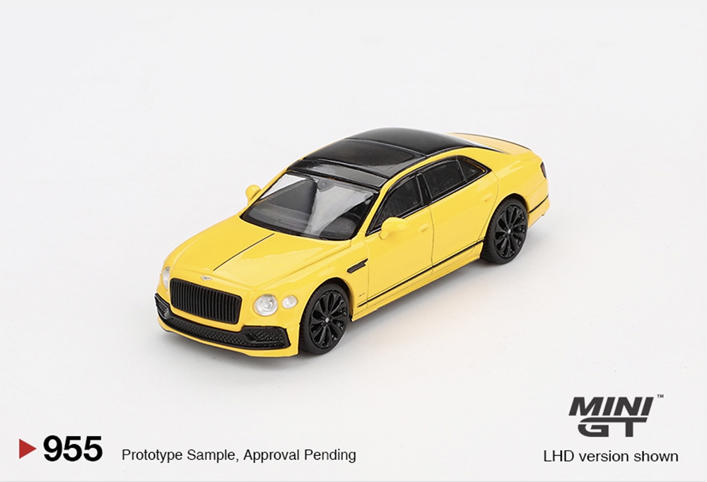 Bachmann Europe plc - Bentley Flying Spur Monaco Yellow (RHD)