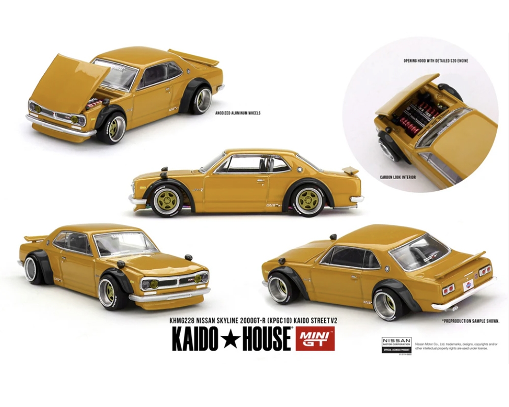 Bachmann Europe plc - Nissan Skyline 2000 GT-R (KPGC10) Kaido Street V2