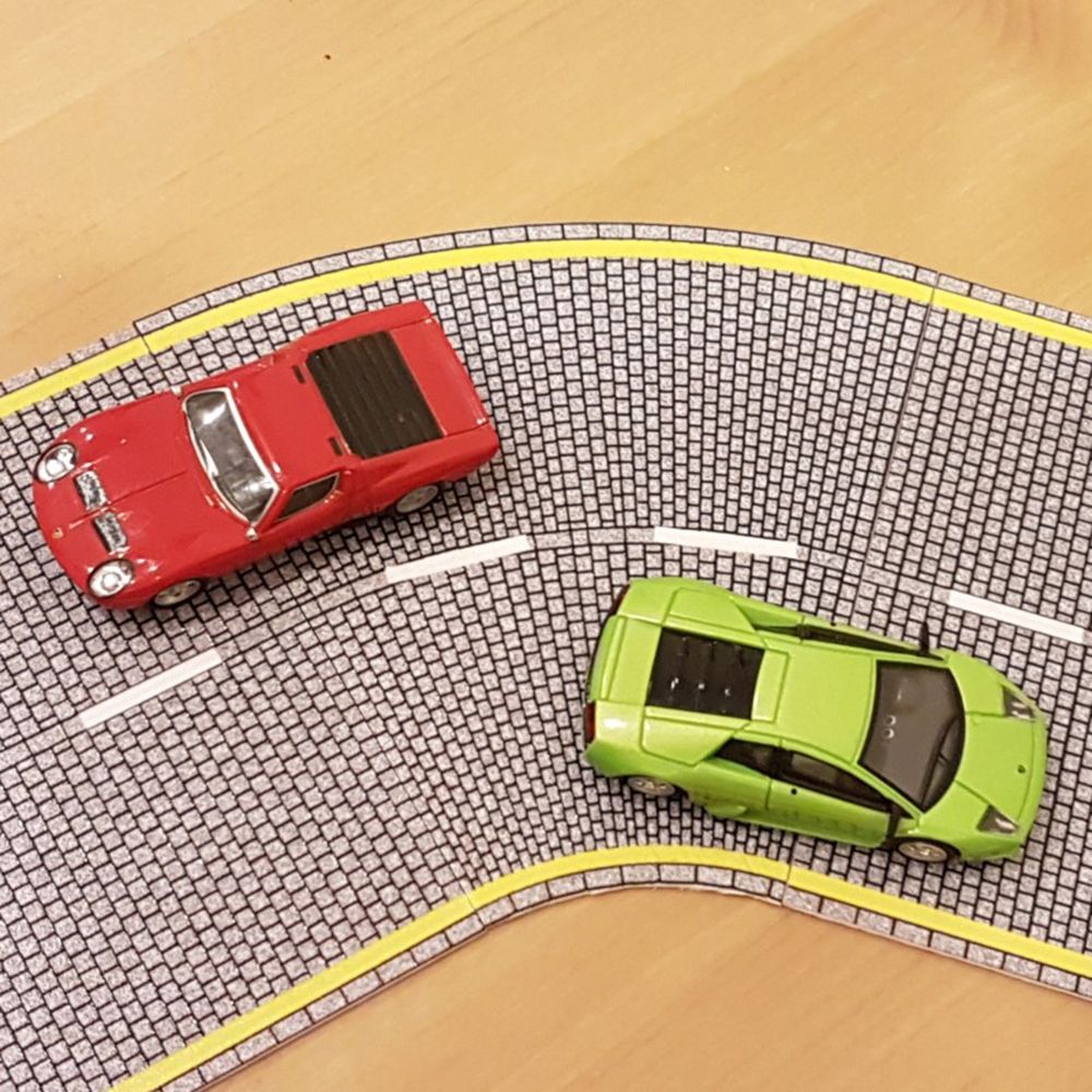 Bachmann Europe plc - HO Scale UV Printed 3D PVC Road Set (Cobblestone)