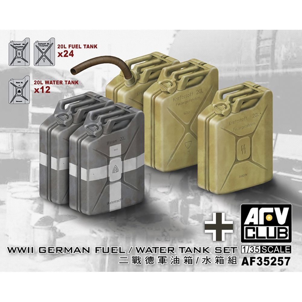Bachmann Europe plc - German WWII Fuel & Water Cans Set