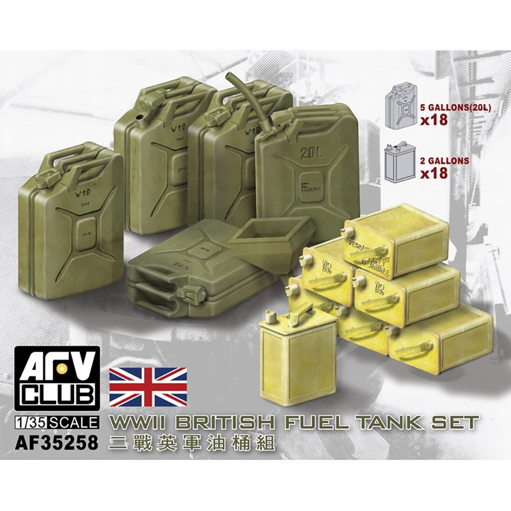 Bachmann Europe plc - British WWII Fuel Tank Set
