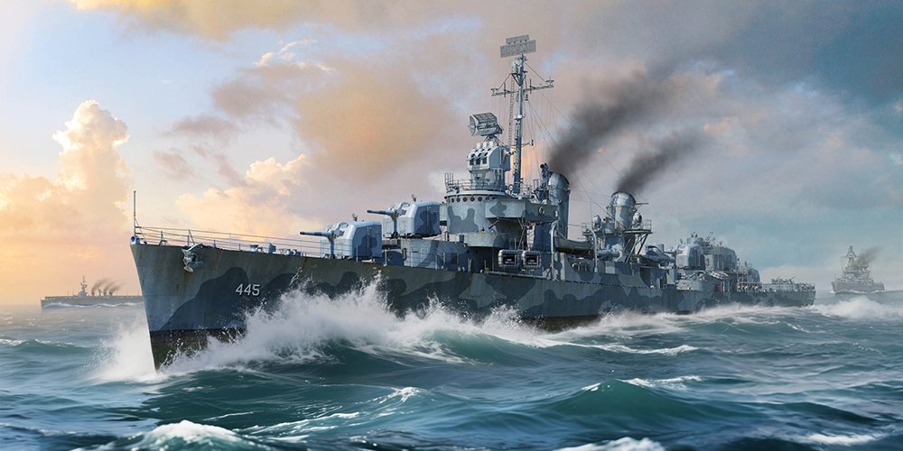 Bachmann Europe plc - US Navy USS Fletcher DD-445 Fletcher-Class ...