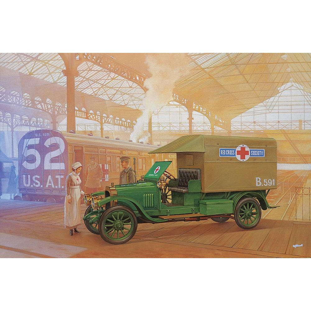Bachmann Europe plc - British Army Vauxhall D-Type Ambulance
