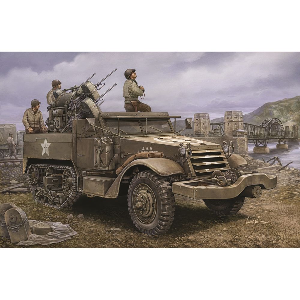 Bachmann Europe plc - US Army M16 Half-Track Multiple Gun Motor Carriage