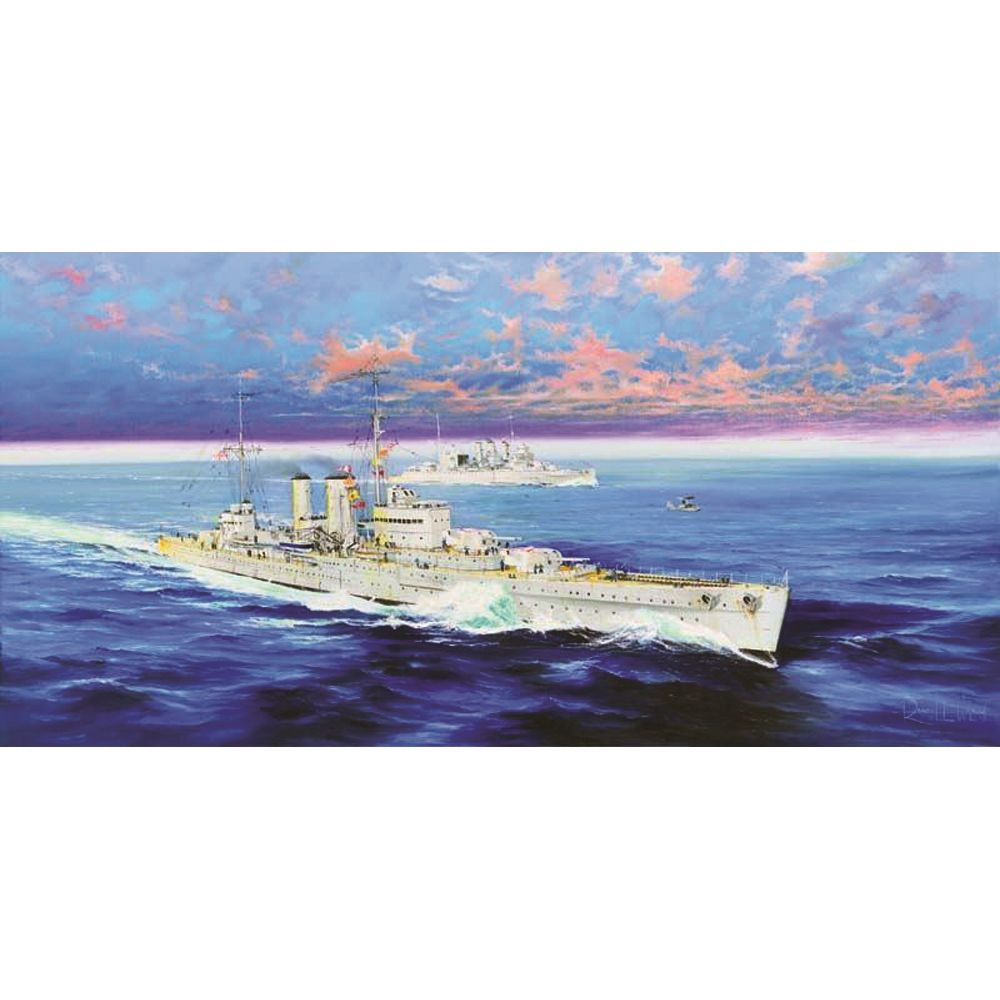 Bachmann Europe plc - British Royal Navy HMS Exeter WWII Heavy Cruiser Ship