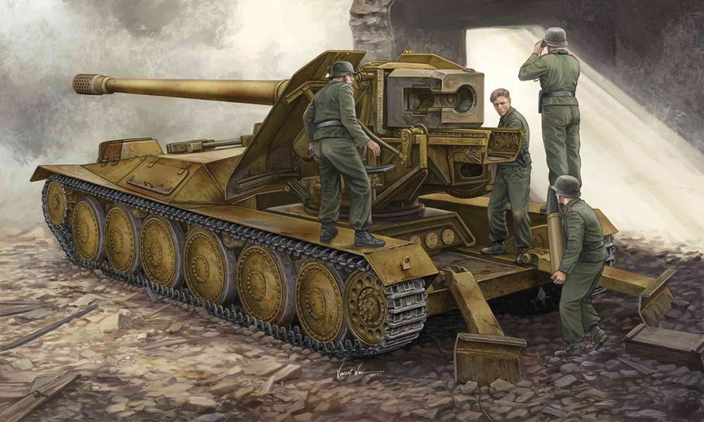 Bachmann Europe plc - German Army Waffentrager PaK44 12.8cm Krupp Anti ...