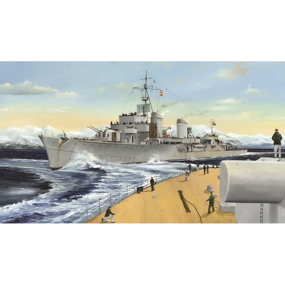 Bachmann Europe plc - German Navy Zerstorer Z25 1944 WWII Destroyer Ship