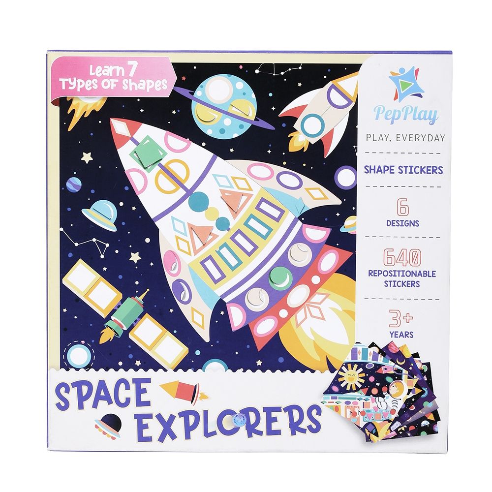 Bachmann Europe plc - Educational Shape Sticker – Space Explorers