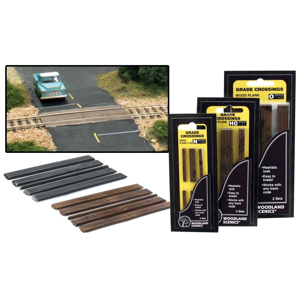Bachmann Europe plc - HO Wood Plank Grade Crossing